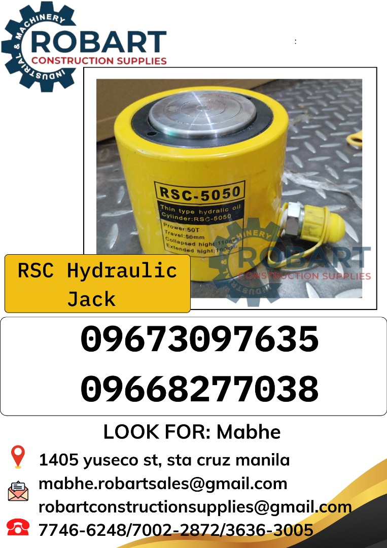 RSC Hydraulic Jack, Commercial & Industrial, Construction Tools ...