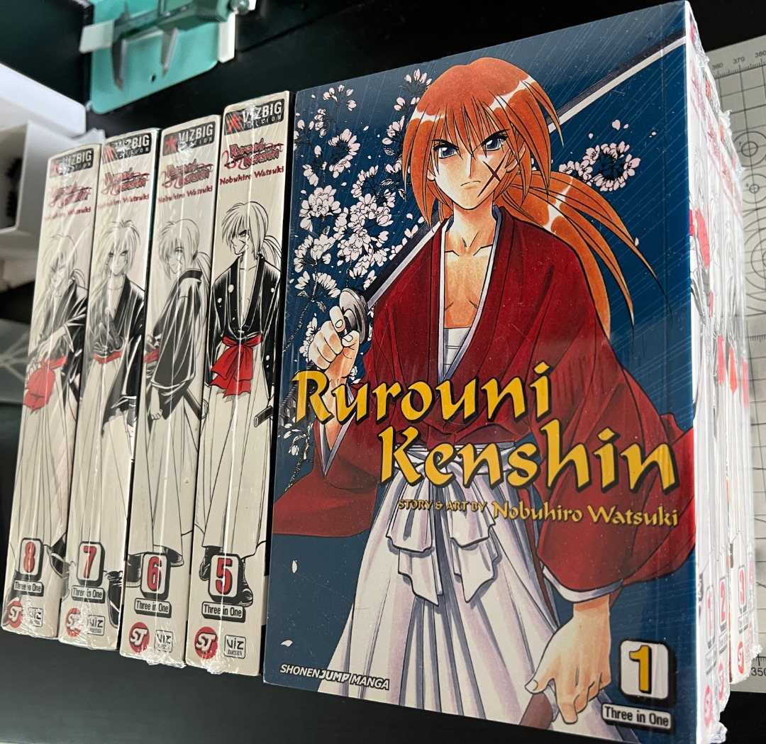 Rurouni Kenshin (Vizbig) Manga, 1-8 by Nobuhiro Watsuki Viz Media ...