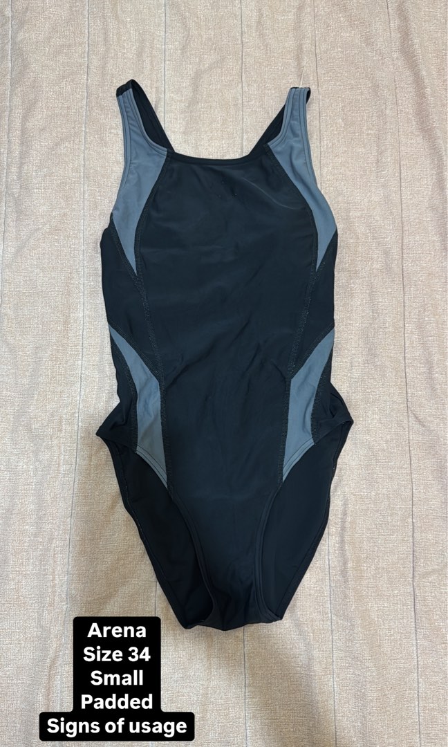 (S) ARENA TRAINING SUIT / ONE PIECE SWIMSUIT, Women's Fashion, Swimwear ...