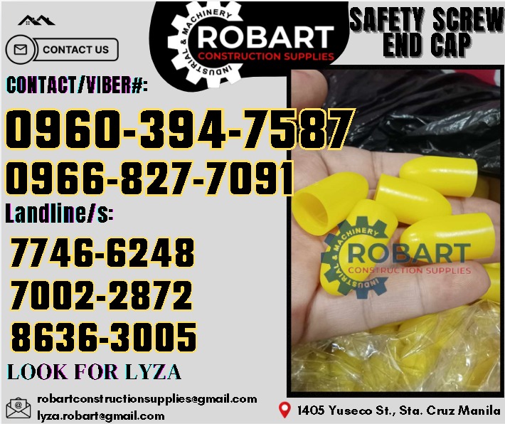 Safety Screw End Cap, Commercial & Industrial, Construction Tools ...