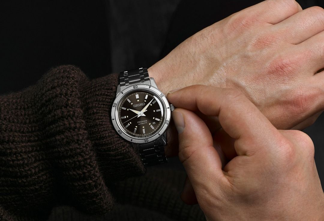 Seiko Presage Style60's Deep Brown Sunburst Dial Stainless Steel ...