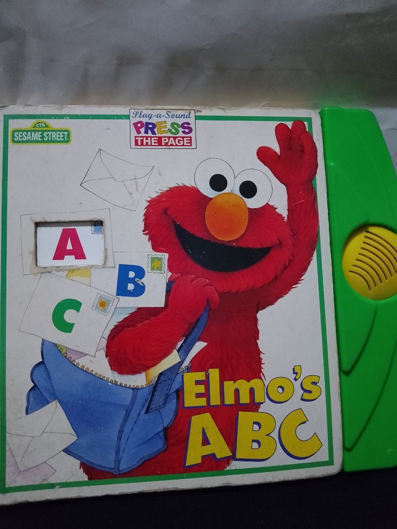 Sesame Street: Elmo' ABC Sound Book with Sesame street cards and toy ...