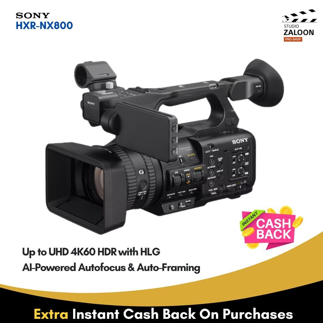 Sony HXR-NX800 4K 1" CMOS Sensor NXCAM Camcorder (HXRNX800 professional ...
