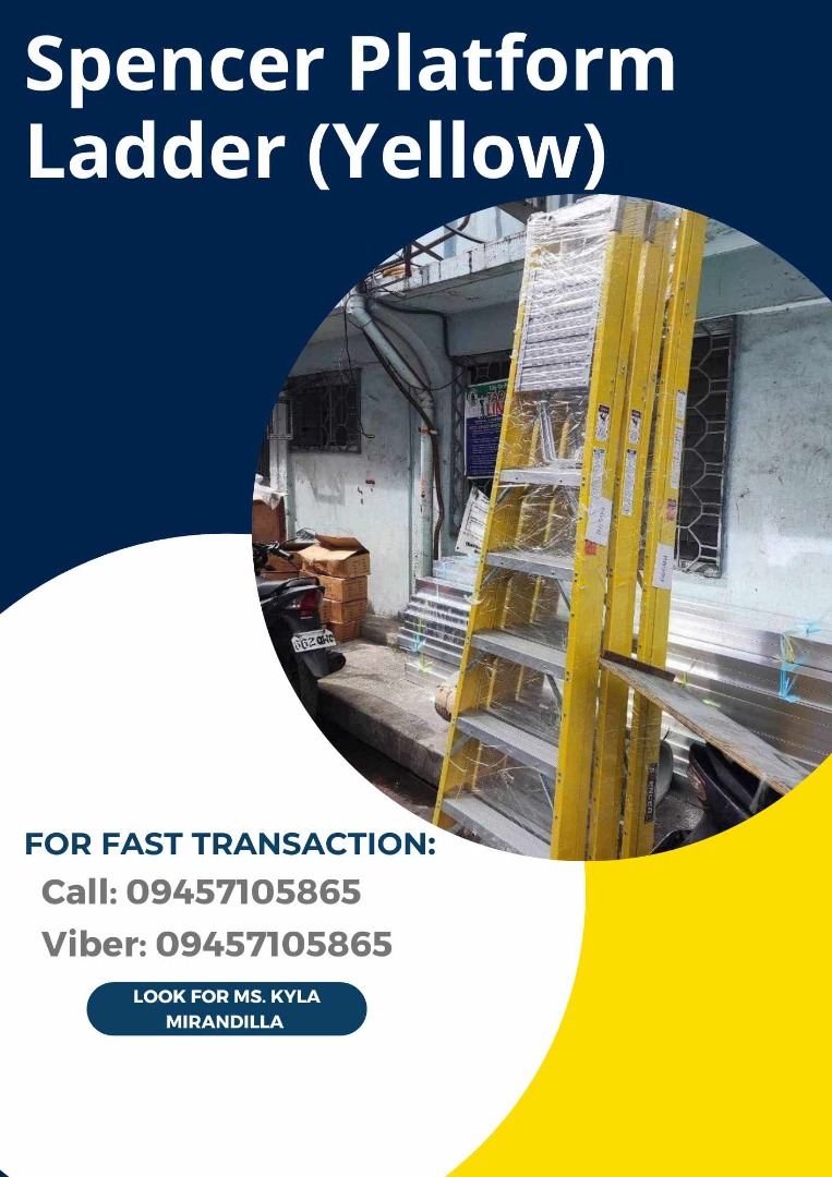 SPENCER PLATFORM LADDER, Commercial & Industrial, Construction Tools ...