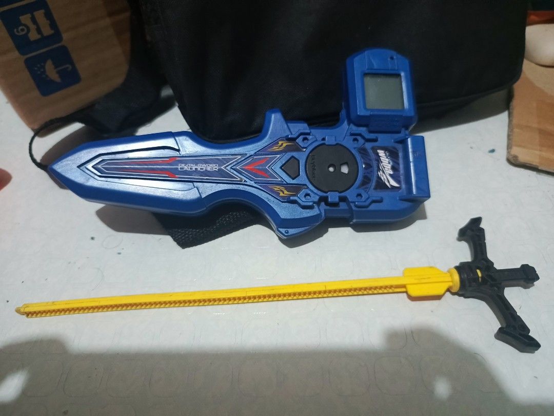 Takara Tomy B-93 Beyblade Burst Digital Sword Launcher Blue gen 1 ...