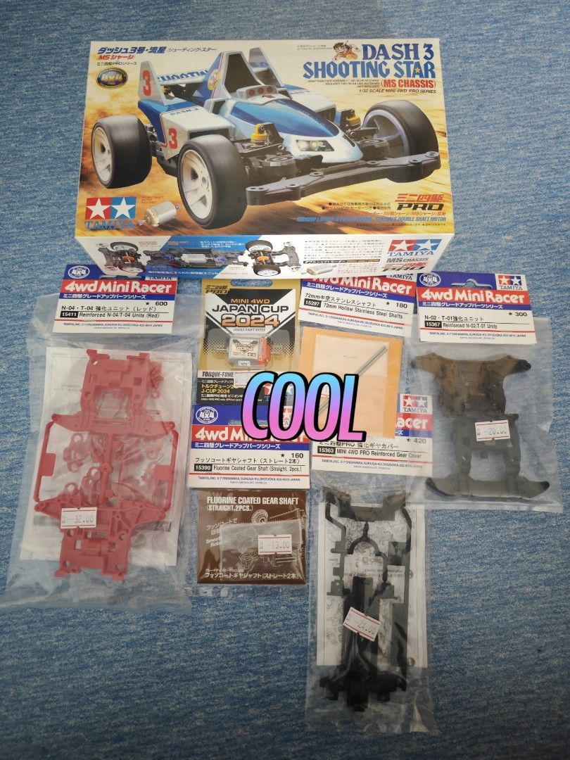 Tamiya Dash 3 Shooting Star (MS Chassis) & Accessories Part, Hobbies ...