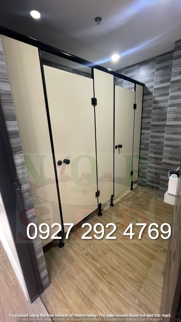 Toilet Partition Phenolic Board 12 mm with PWD, Slop Sink, Urinal ...