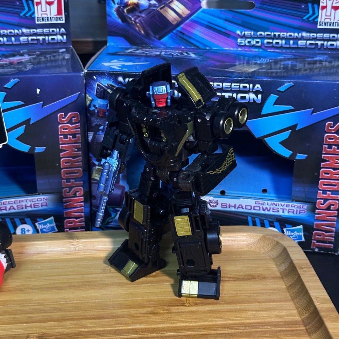 Transformers Legacy Crasher & Shadowstrip Velocitron Speedia 500 ...