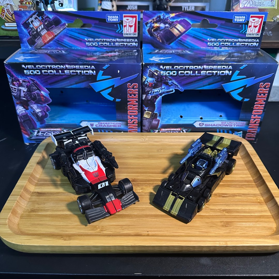 Transformers Legacy Crasher & Shadowstrip Velocitron Speedia 500 ...