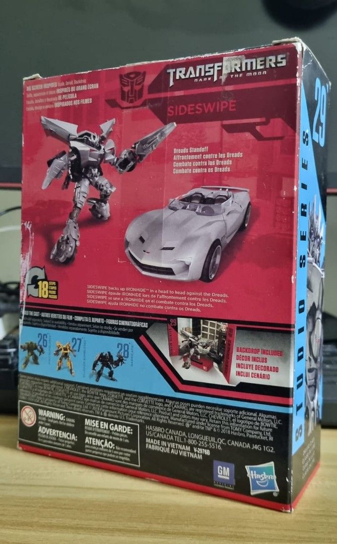 Transformers Studio Series Sideswipe 29 Dark of the Moon, Hobbies ...