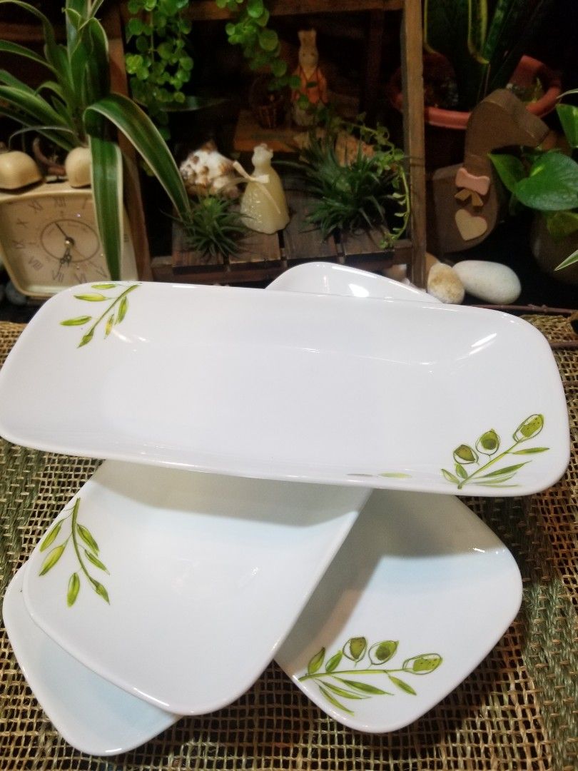 U S Corelle Break & Chip Resistant Vitrelle Fosh Plate /Serving Square ...