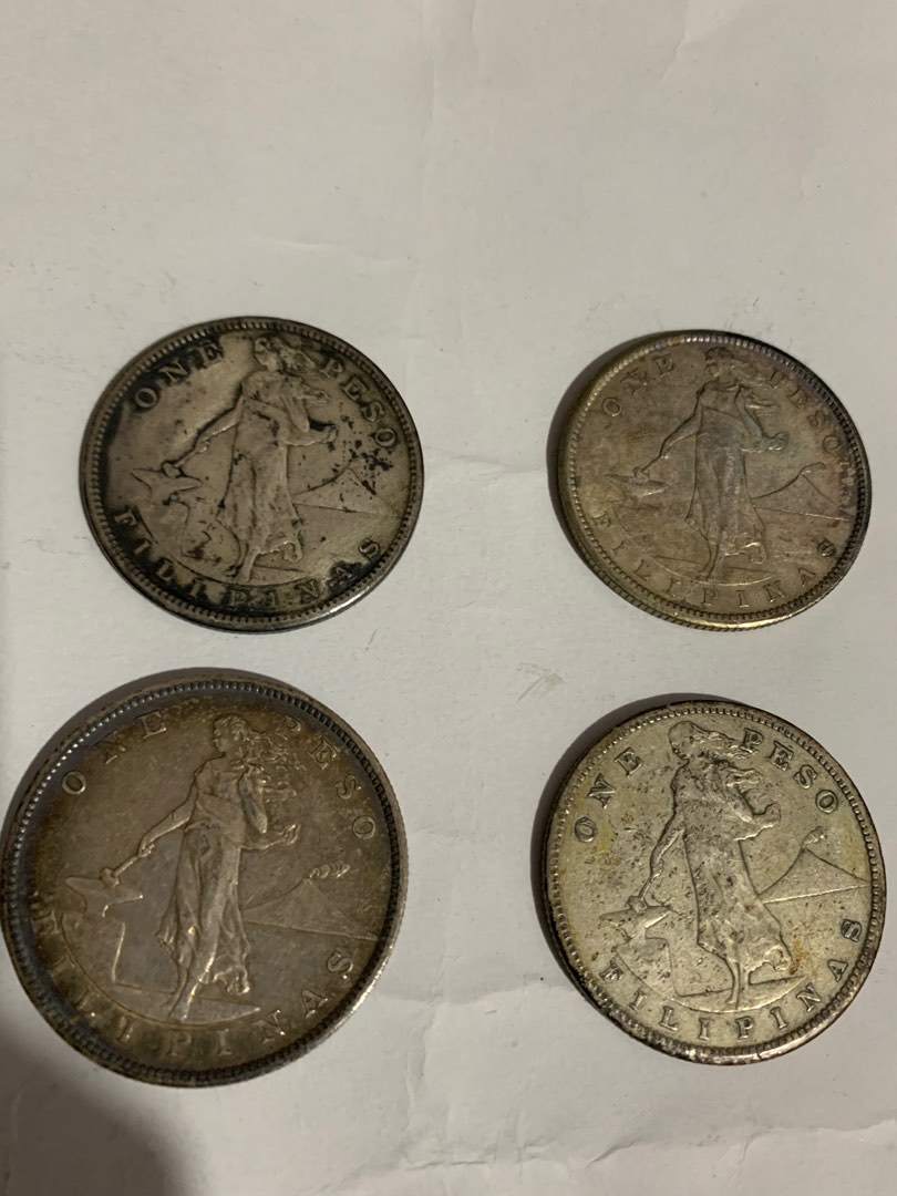 USPI ONE PESO SILVER COINS 1903 1908 1909, Hobbies & Toys, Memorabilia ...