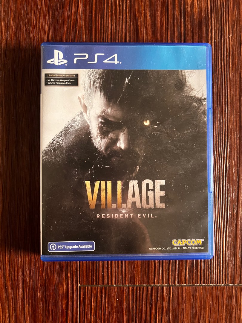 Village Resident Evil Game Disc PS4 PlayStation 4, Video Gaming, Video ...