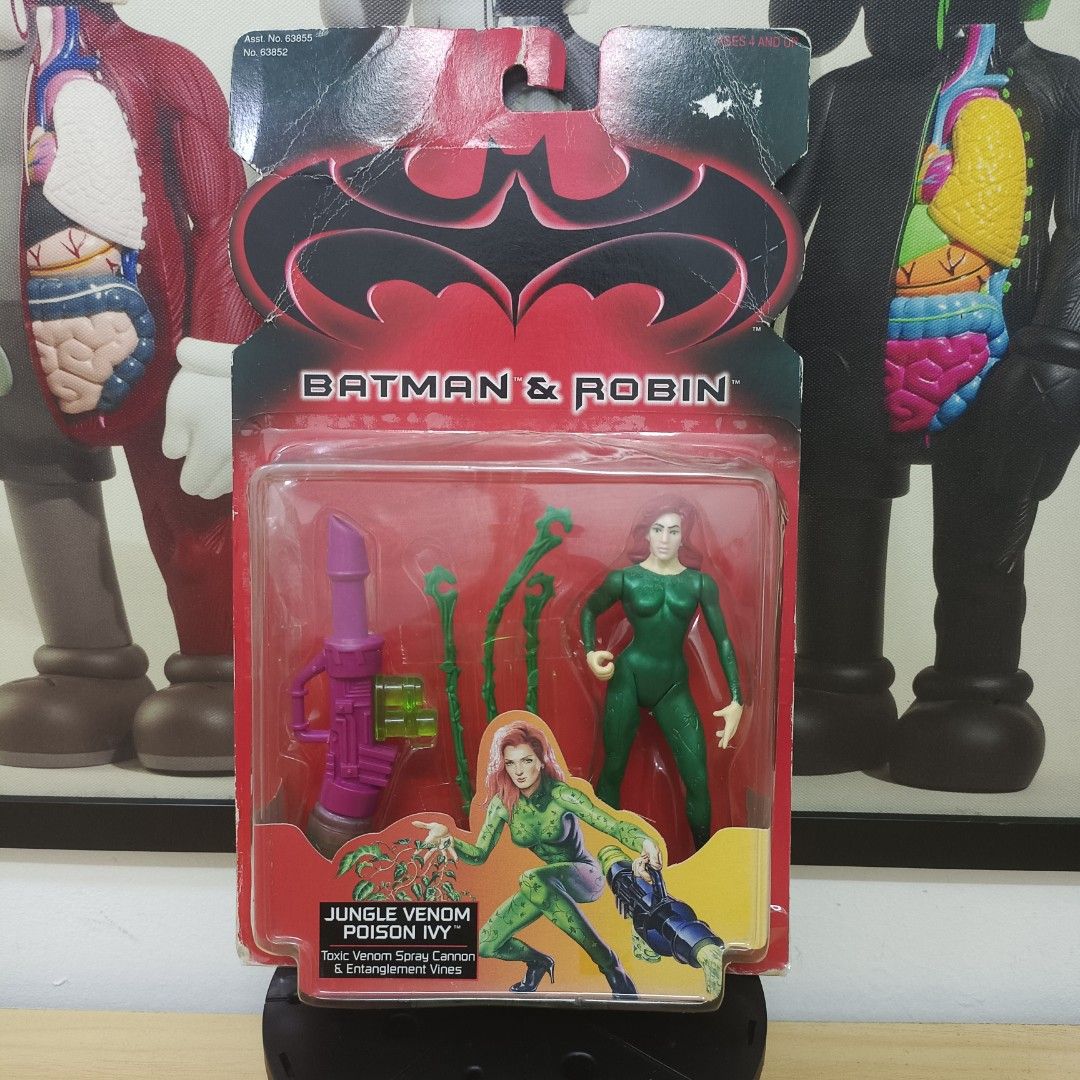 VINTAGE 1997 KENNER BATMAN & ROBIN JUNGLE VENOM POISON IVY FIGURE ...