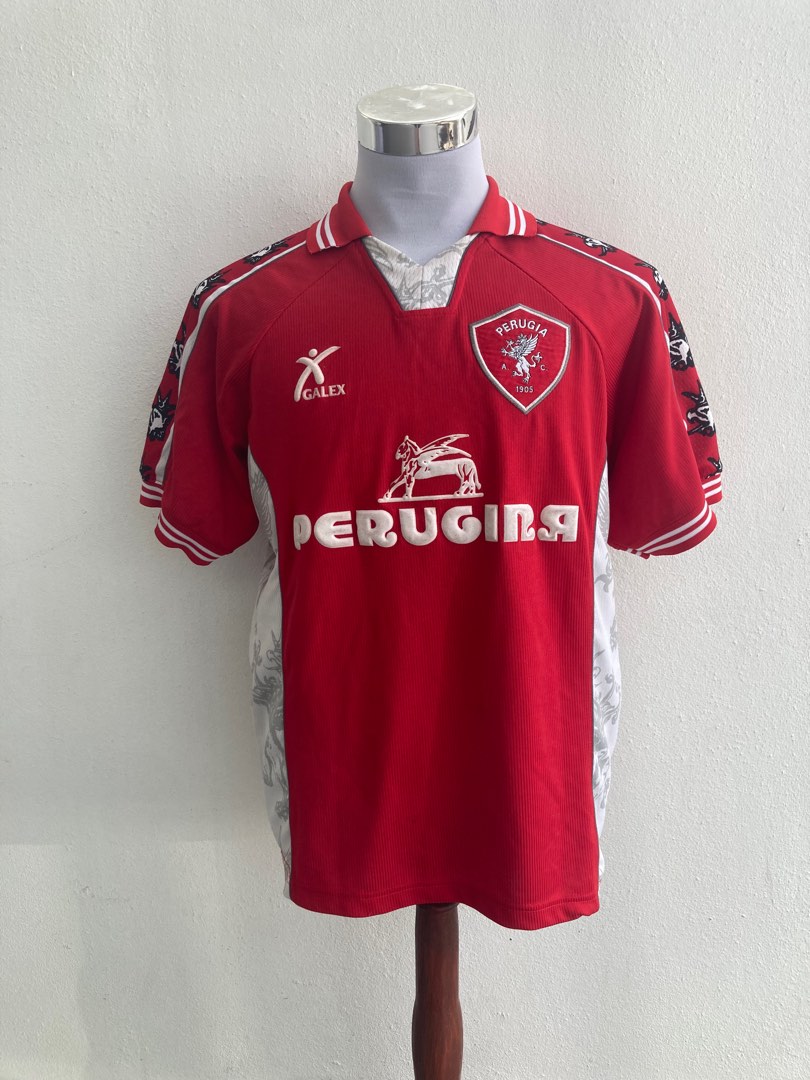 Vintage Nakata Adidas Galex Perugia 1999 Jersey Jersi, Men's Fashion ...