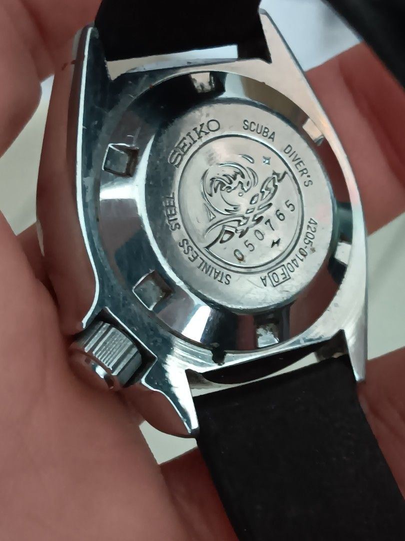 Vintage seiko diver scuba 4205 0140 auto watch, Men's Fashion, Watches ...