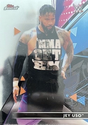 WWE CARDS | Jey Uso | Finest, Hobbies & Toys, Toys & Games on Carousell