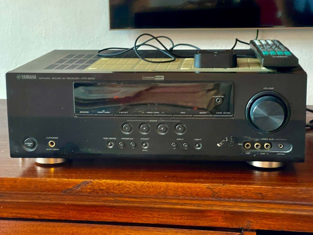 Yamaha Amplifier with 5+1 Surround Sound Speakers & Woofer, Blue Tooth ...