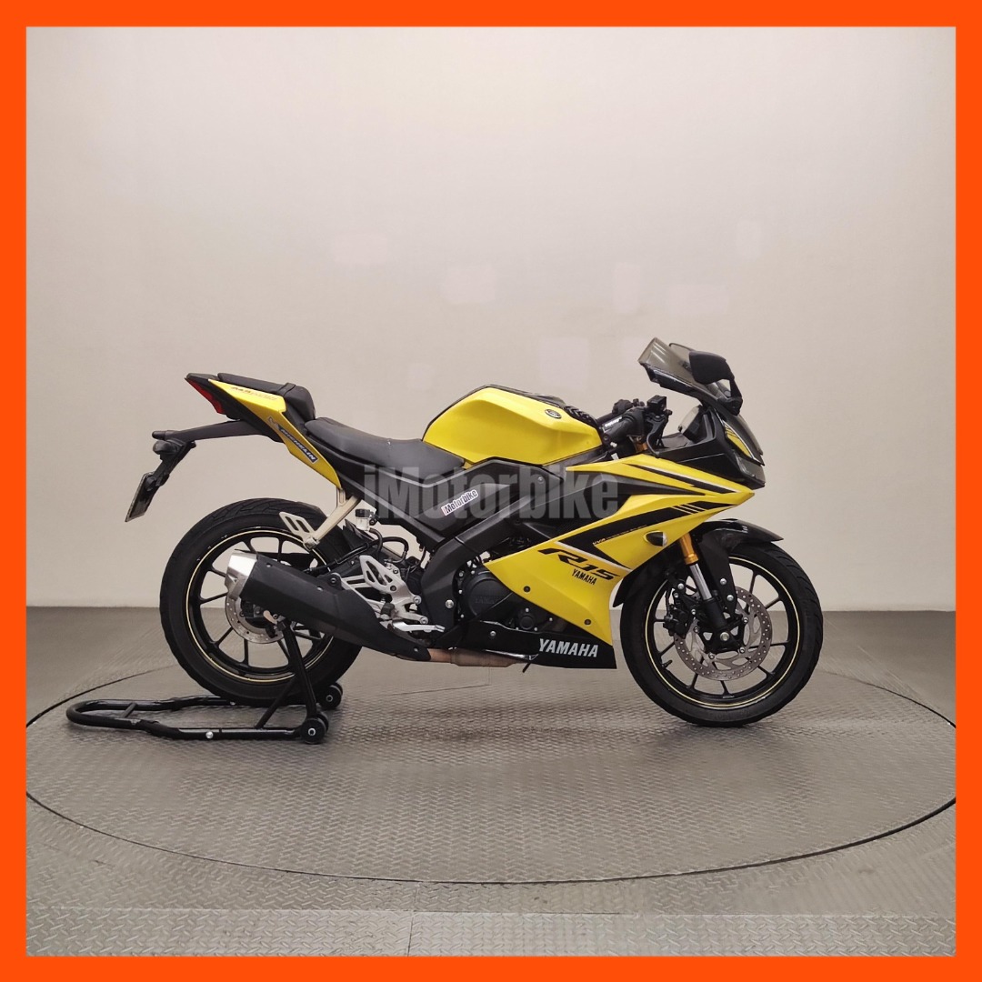 Yamaha YZF-R15 (2019) - 6-Month Warranty, Motorbikes on Carousell