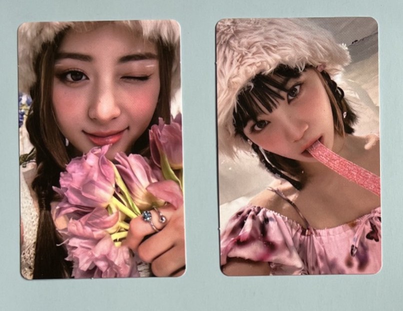 求Yunjin candy Chaewon Frozen Aquamarine Le Sserafim LSSFM SAKURA ...