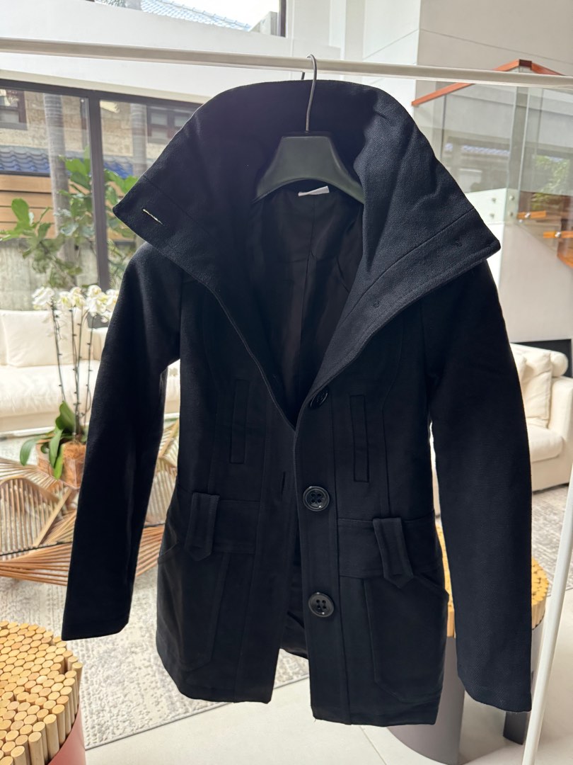 Zara TRF Winter Coat black, Women's Fashion, Coats, Jackets and ...