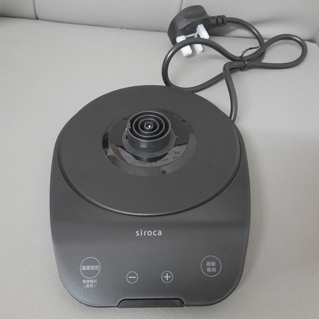 現貨1個 Siroca 黑色 輕觸式按鈕 電子 温控 手沖咖啡壺 SK-D171 容量 800ml, 家庭電器, 廚房電器, 水壺 - Carousell