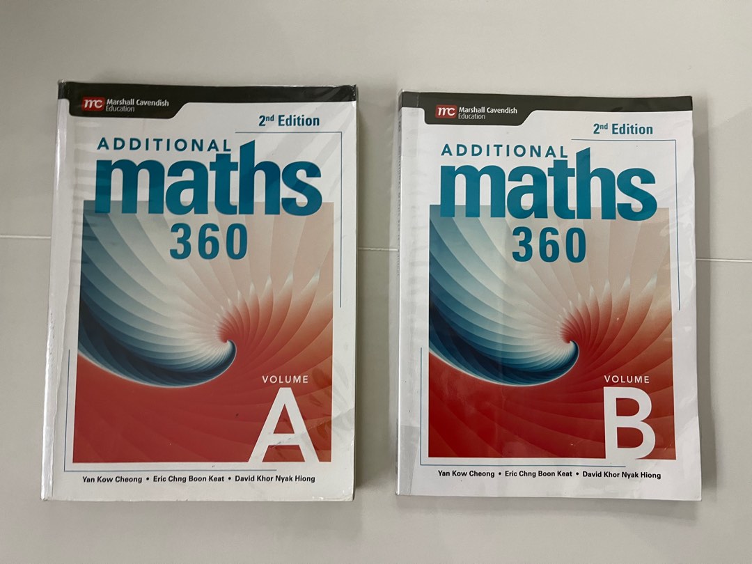 Additional Maths 360 textbook volume A & B, Hobbies & Toys, Books ...