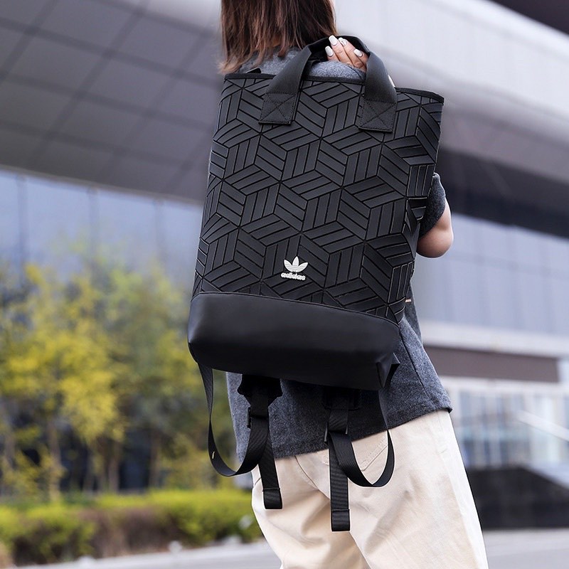 Adidas Issey Miyake Mesh Backpack - Black, Men's Fashion, Bags ...