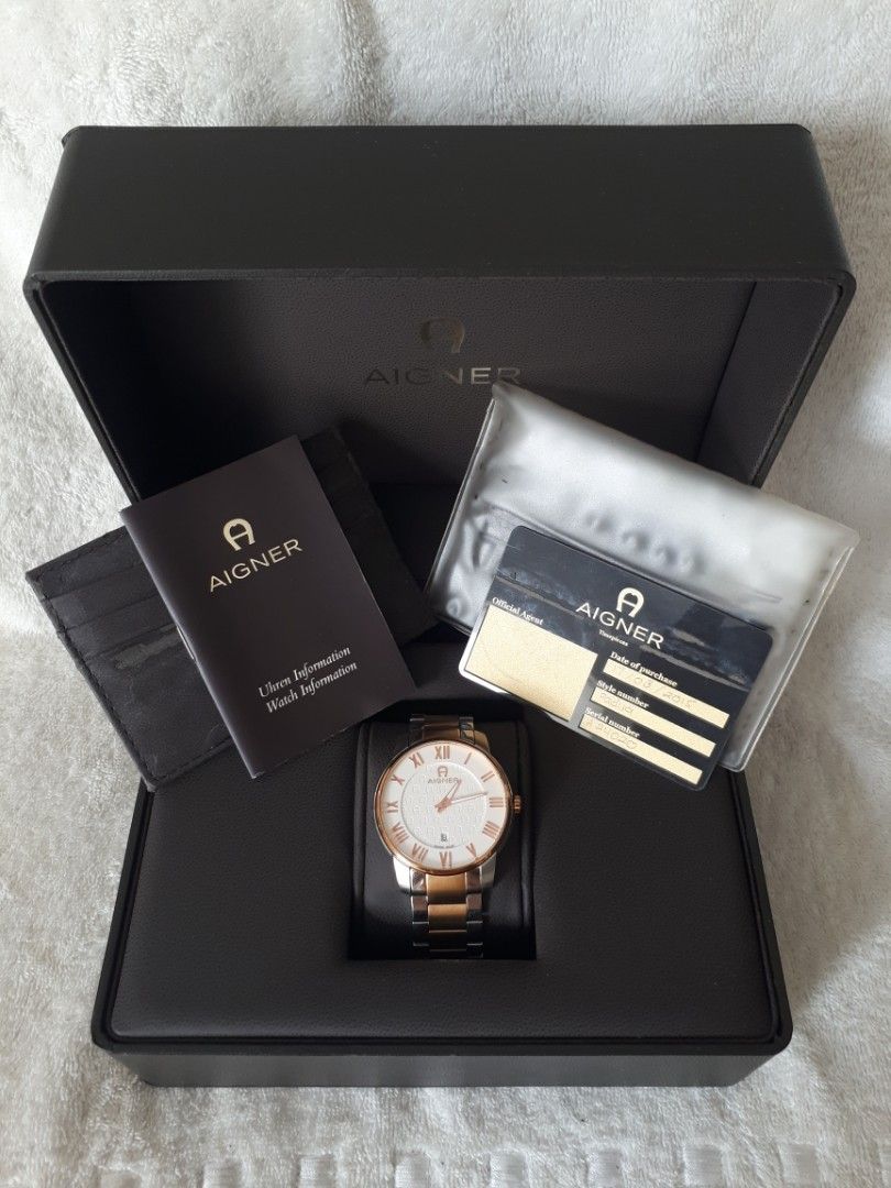 AIGNER Padua A24000 Orig!nal Watch, Barang Mewah, Jam Tangan di Carousell