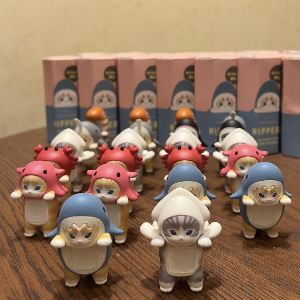 Authentic Brand New Sealed Mofusand Hippers (tags: sonny angel, smiski ...