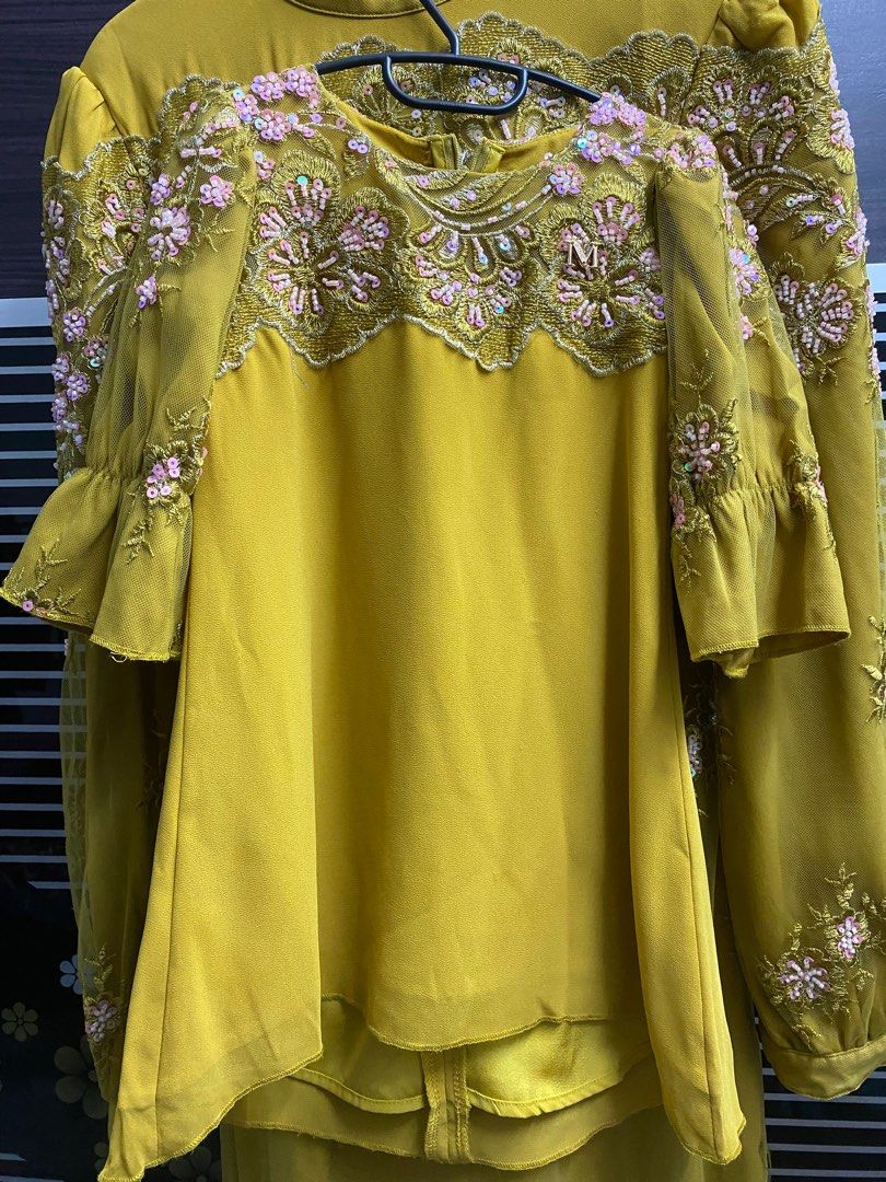 MINAZ ERYNA LUXE BAJU KURUNG RAYA SEDONDON IBU ANAK , Women's Fashion ...