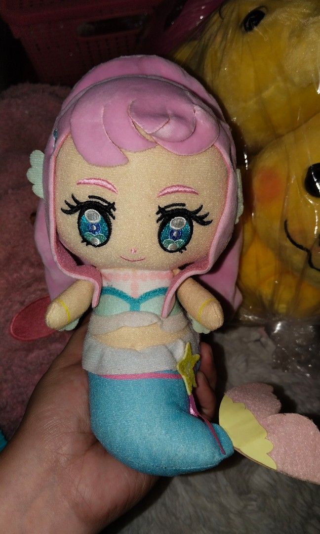 BANDAI Precure Tropical Rouge Laura Mermaid plush, Hobbies & Toys, Toys ...