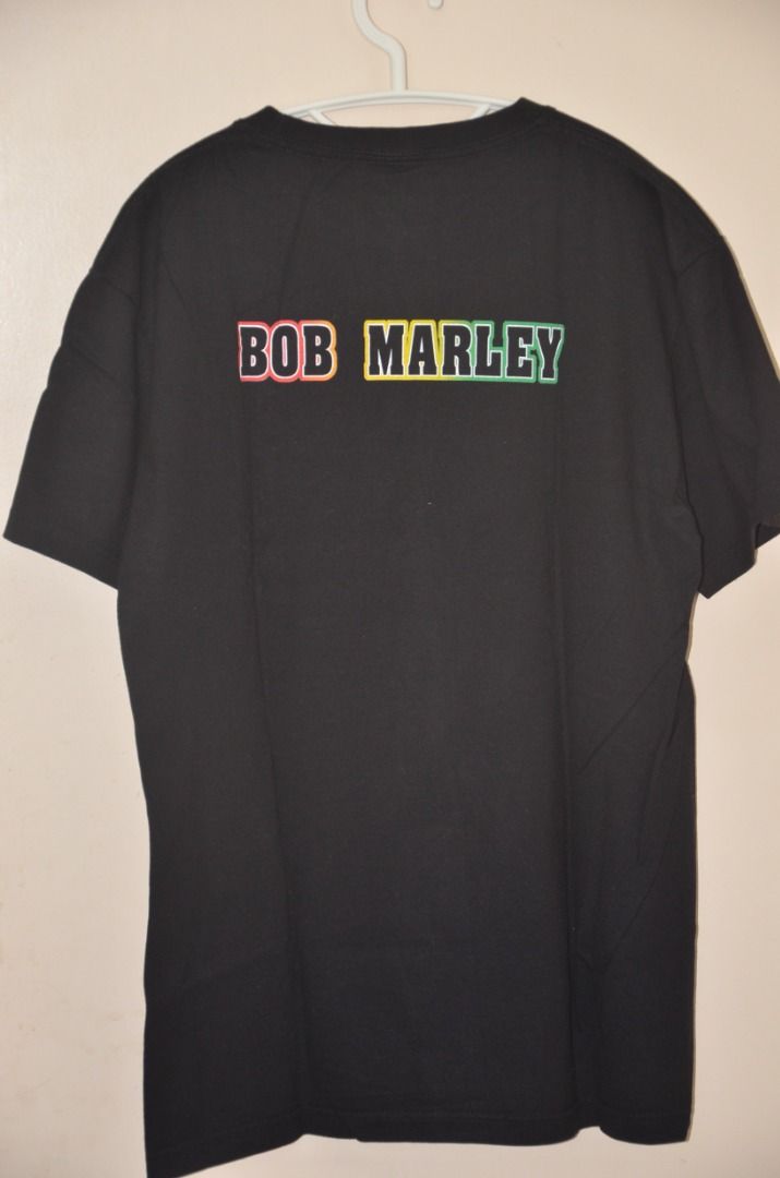Bob Marley Rock Yeah Tshirt, Men's Fashion, Tops & Sets, Tshirts & Polo ...