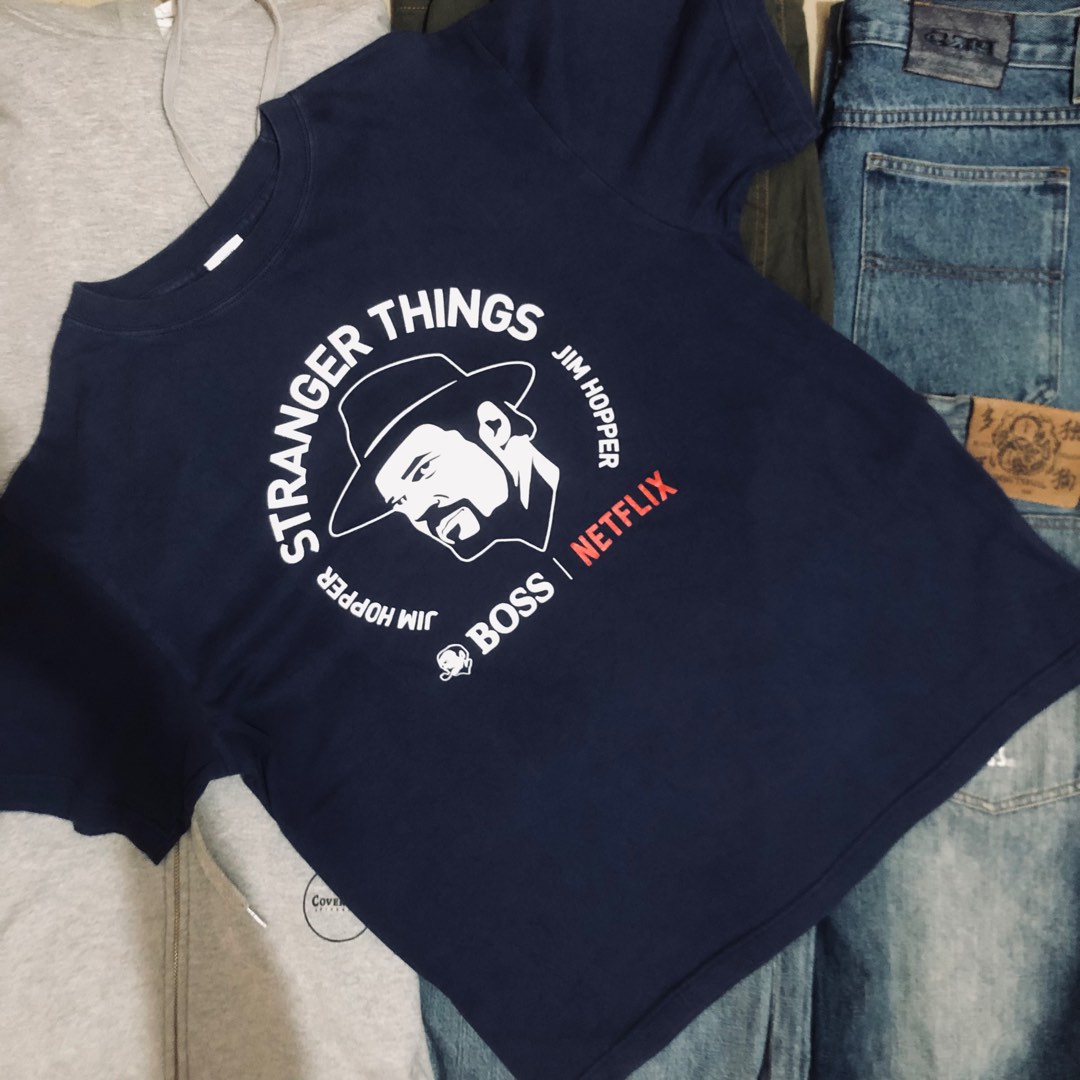 Boss X Netflix Collab, Men's Fashion, Tops & Sets, Tshirts & Polo ...