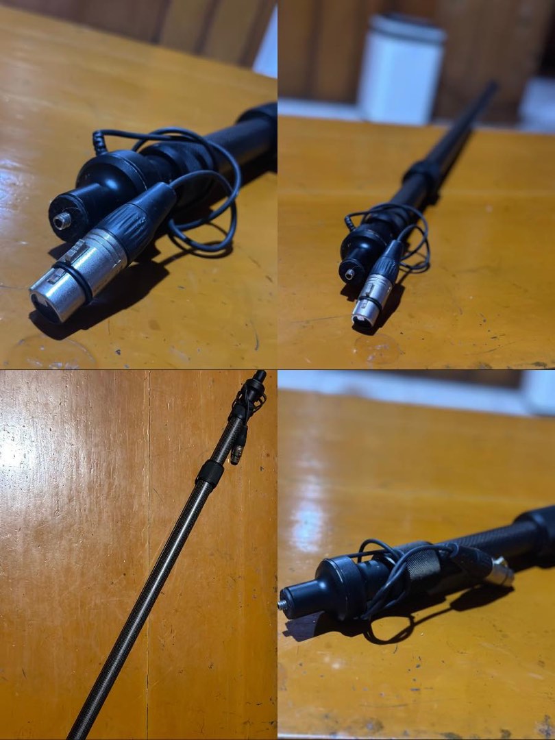 Boya BY-PB25 Carbon Fiber Boom Pole With Internal XLR Cable, Audio ...