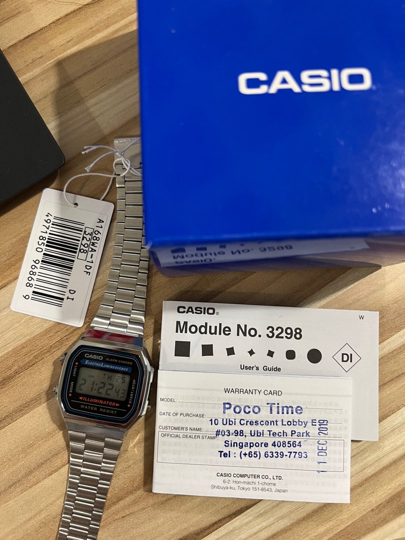 Casio Watch Model 3298, Men's Fashion, Watches & Accessories, Watches ...
