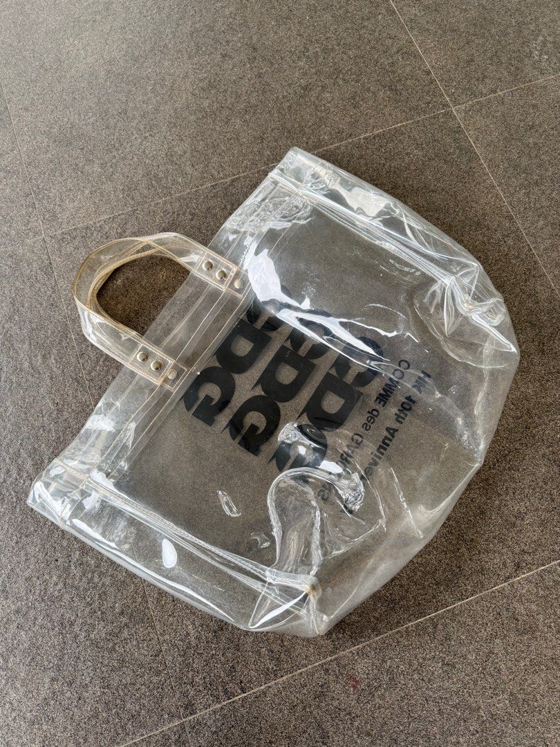 CDG Hong Kong 10th Anniversary PVC tote bag, Luxury, Bags & Wallets on ...