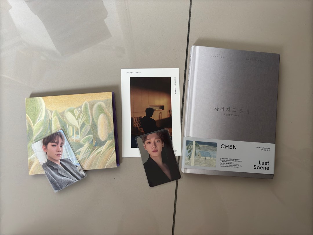 chen last scene album gray version / digipack version, Hobbies & Toys ...