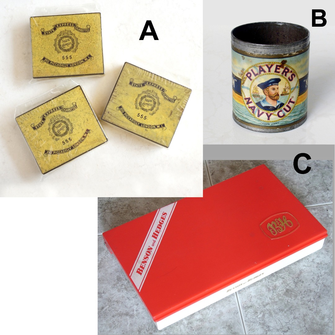 Metal Box for Cigarette, Hobbies & Toys, Memorabilia & Collectibles ...