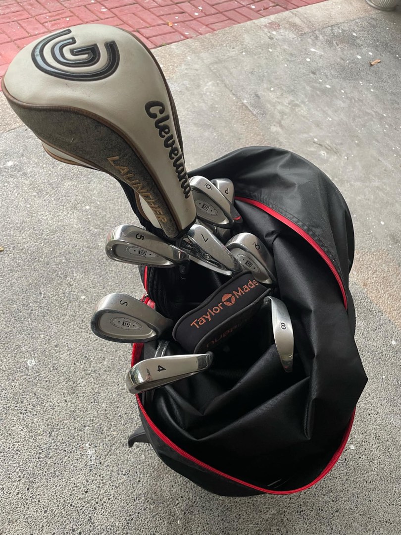 Complete Golf Set: Wilson Iron, Cleveland Driver, Taylormade Putter ...