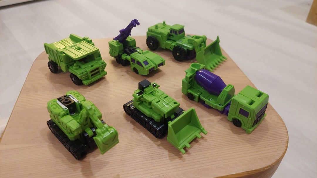 Construction Vehicles 6 in 1 (Transformer Devastator / Constructicon ...