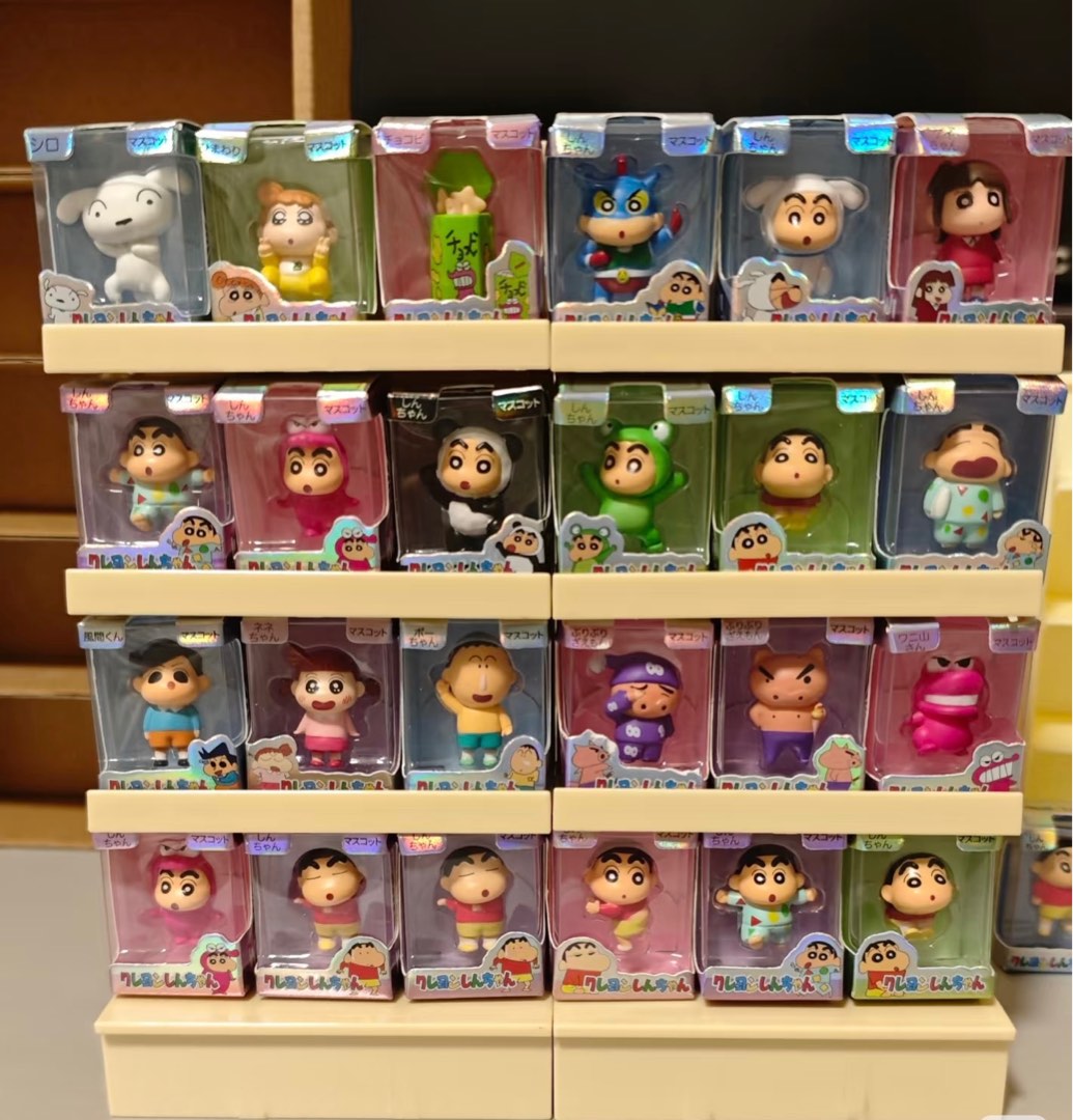 Jandoon Crayon Shin Chan Miniature Blind box 24 pcs (complete 2 boxes ...