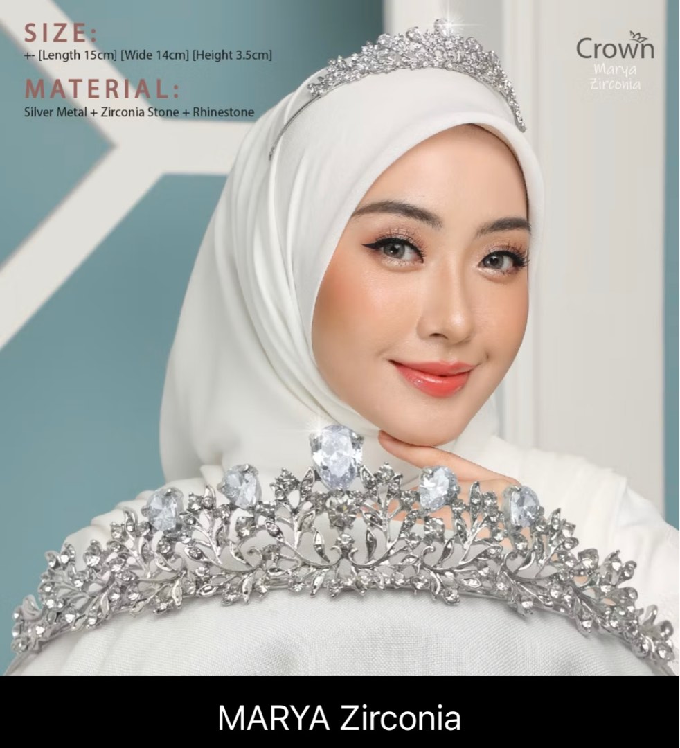 [CROWN Bride] Zirconia, Crown Rhinestone, Crown Tunang, Crown Nikah ...