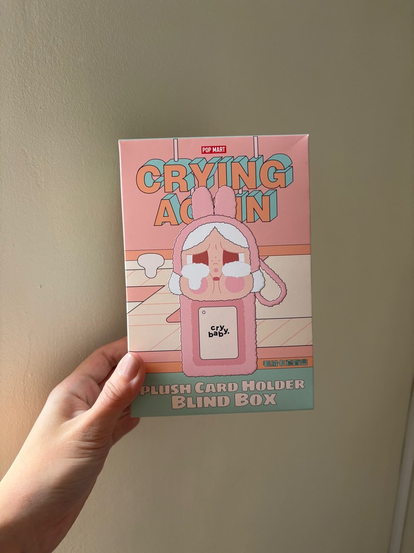 Crying Again Plush Card Holder Blindbox, Hobbies & Toys, Toys & Games ...
