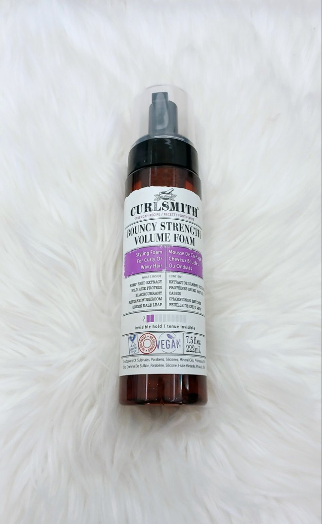 CURLSMITH BOUNCY STRENGTH VOLUME FOAM, Beauty & Personal Care, Hair on ...