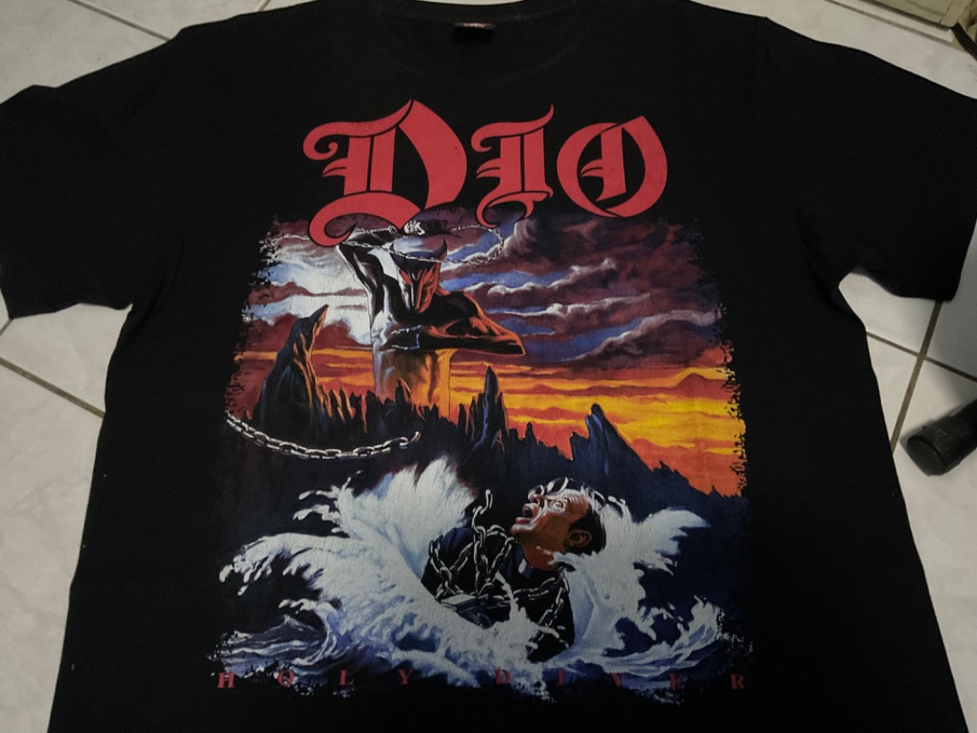 Dio metal band holy diver album, Men's Fashion, Tops & Sets, Tshirts ...