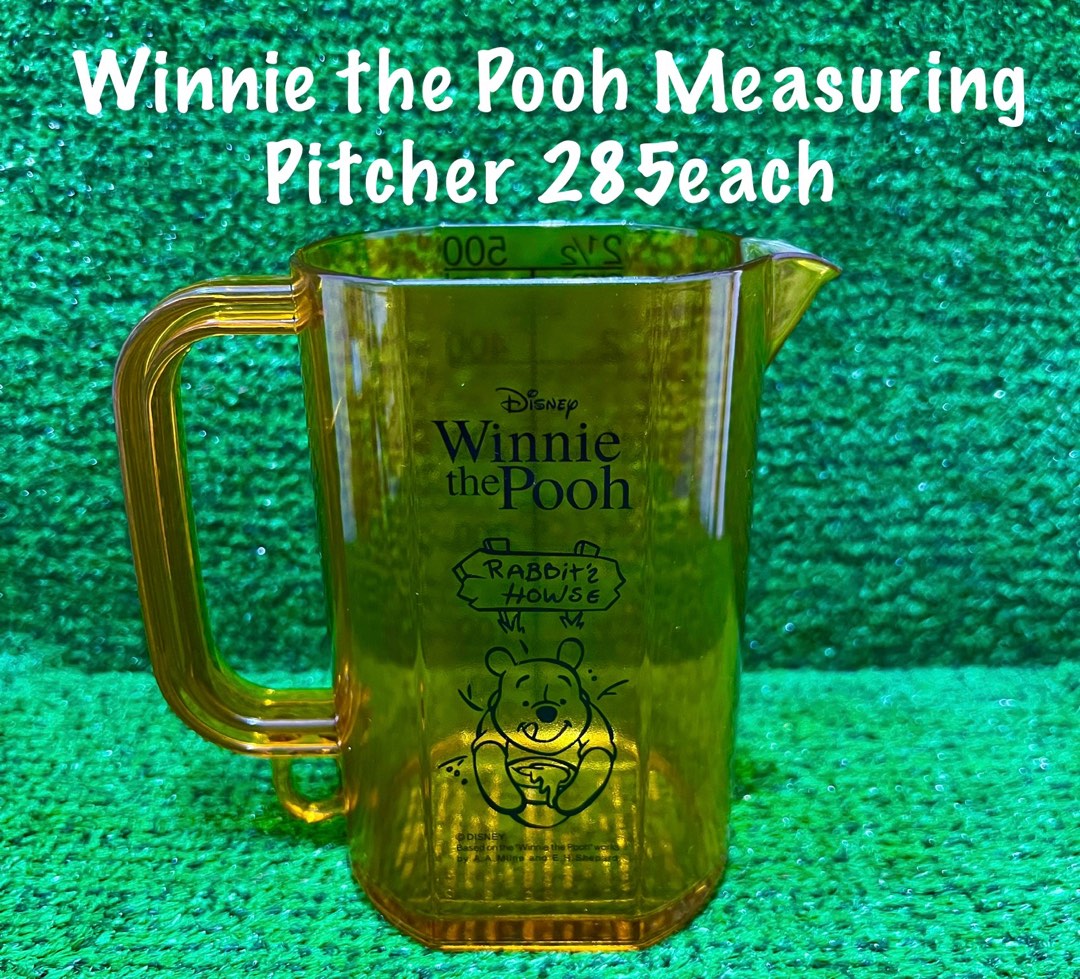 Disney Winnie the Pooh Hard Plastic Measuring Pitcher / Skater ...