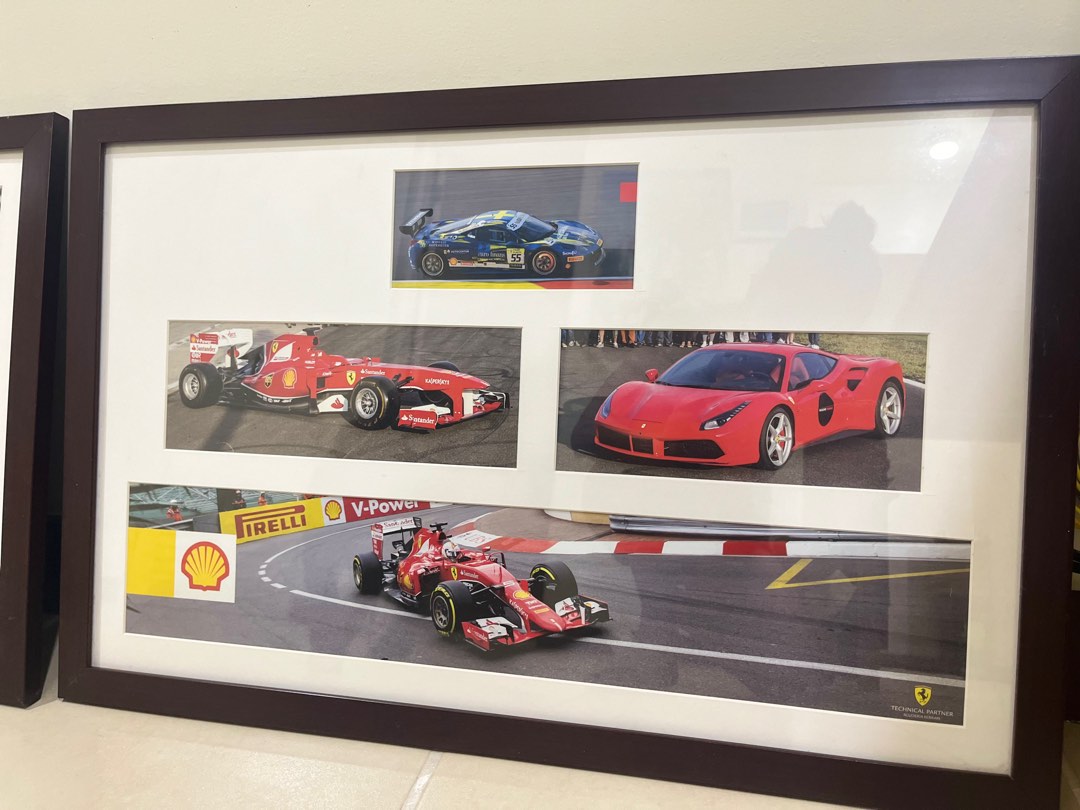 Ferrari Posters in High Quality Frames, Furniture & Home Living, Home ...