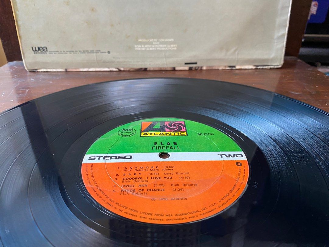 FIREFALL - ELAN - Philippines Original Country Soft Rock Music Album Vinyl Plaka LP - Good ...