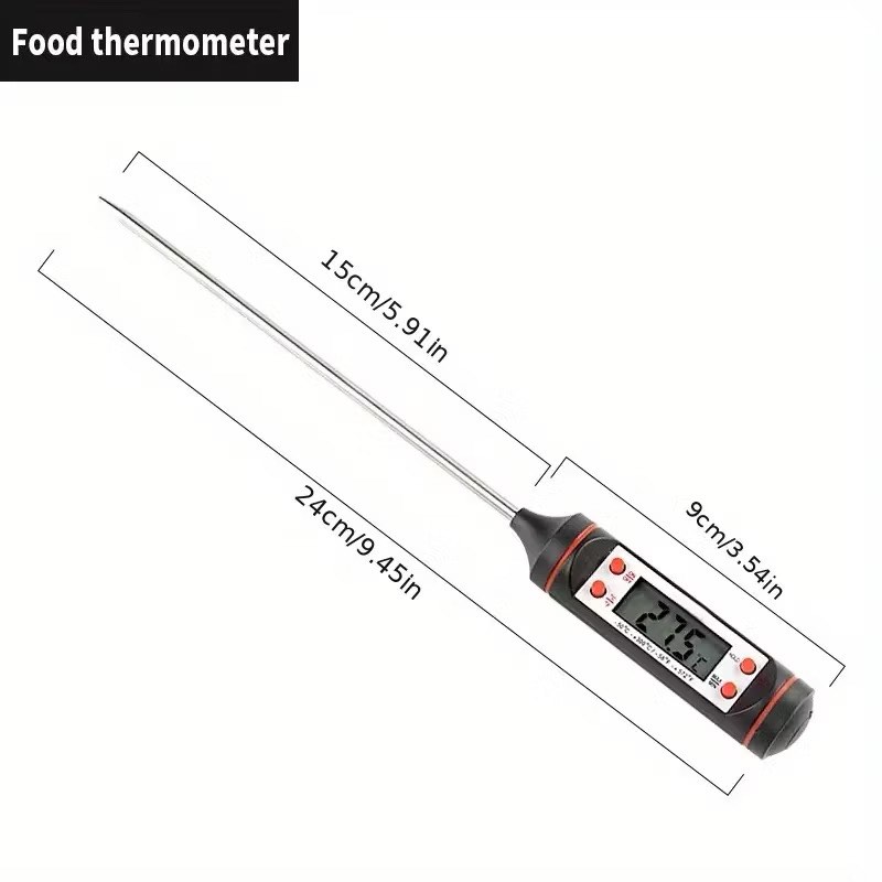 Food Temperature Sensor Meter Gauge Tool, Furniture & Home Living ...